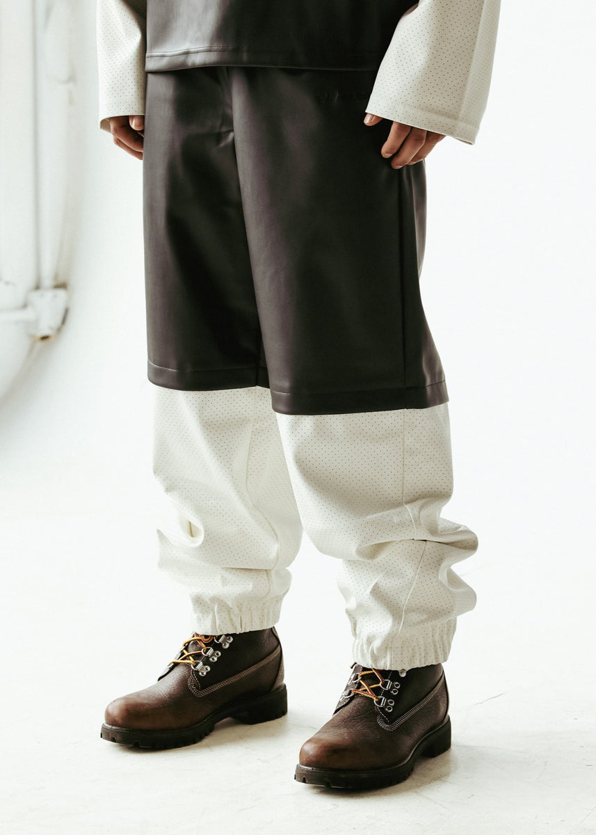 DOUBLE LAYER PANTS | BLACK+WHITE – FLYGEENIUS